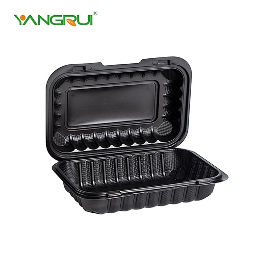 yangrui 29oz To Go Box - black takeout box and one compartment to go ...